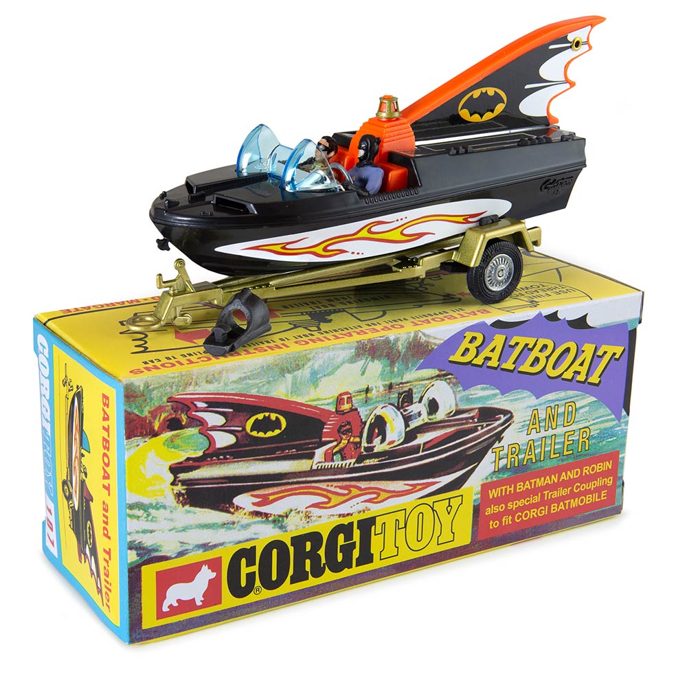 Bat Boat and Trailer (107) – Corgi Model Club USA